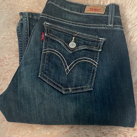 Levi's | Jeans | Levis Too Super Low Boot Cut Jeans Sz 5m See ...